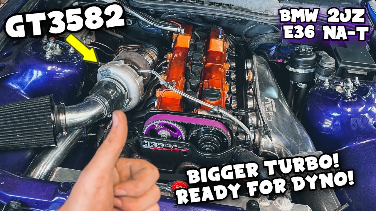 Dyno prep for the 2jz e36! - YouTube