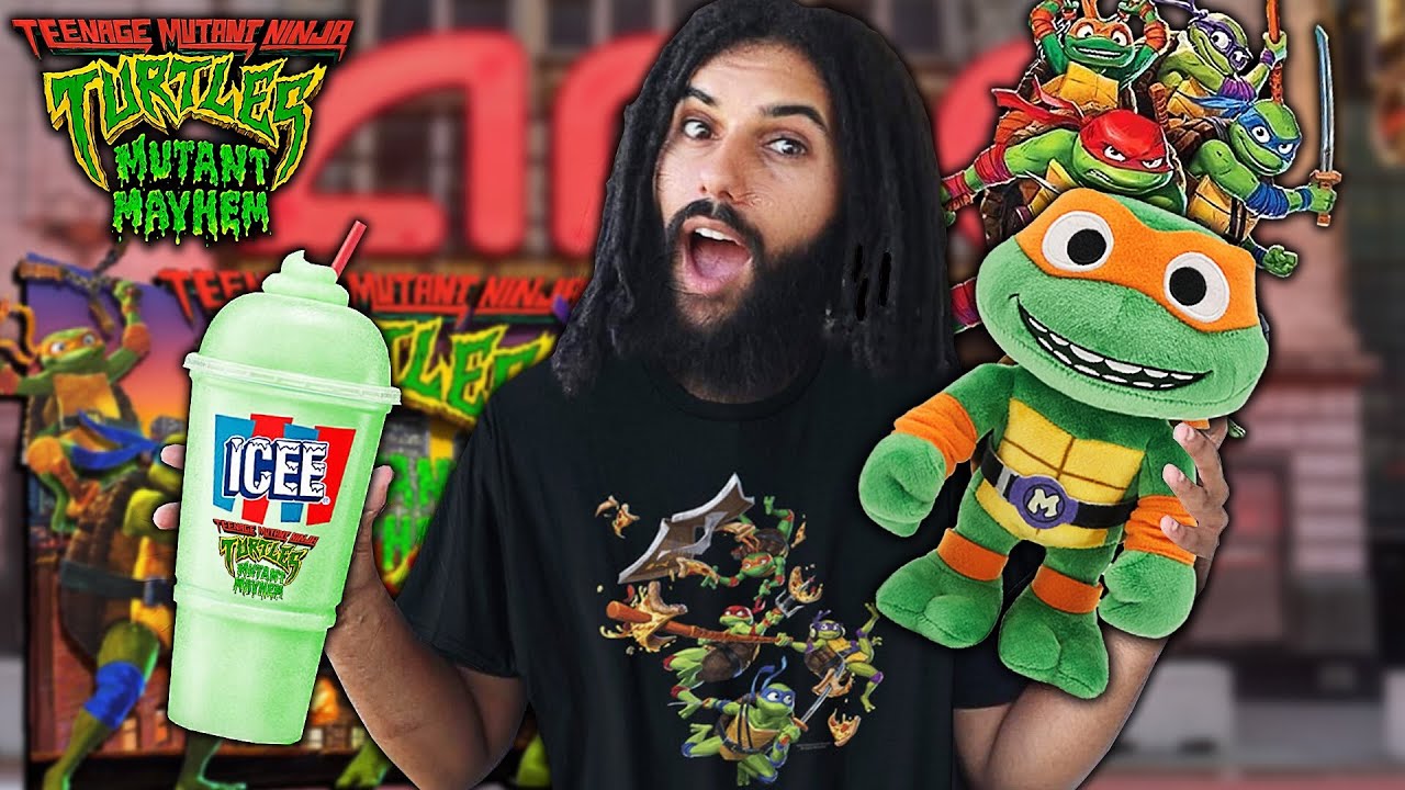 Teenage Ninja Turtle Mutant Mayhem Merch / Food Hunt And Movie Review ...