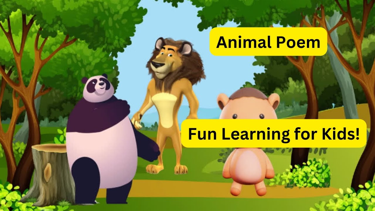 Wild Wonders: The Amazing Animal Parade for Kids | Animals Poem for ...