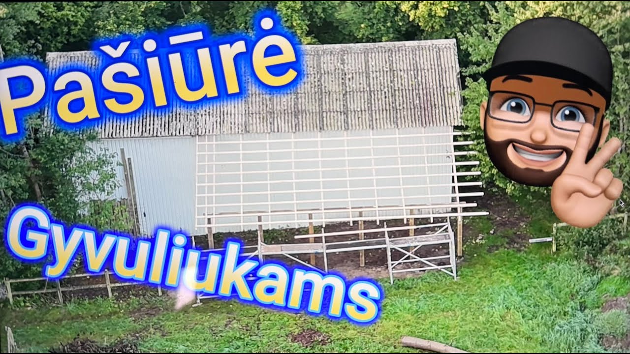Pastogė/priestatukas arkliukams ir vištelėms - YouTube