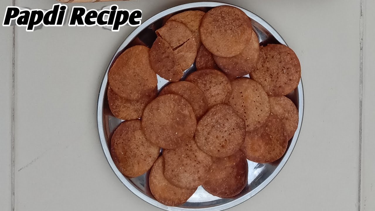 Homemade Papdi Recipe -How to make Papdi for Chaats-Papdi Special ...