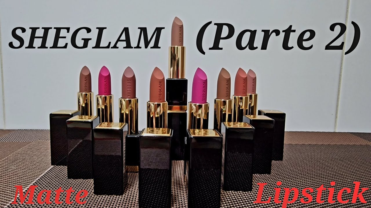 SHEIN: Labiales barra mate💄Tonos restantes (Parte 2)#shein #sheglam ...