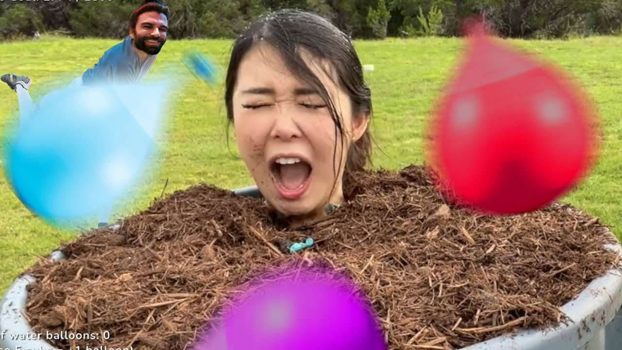 Wake Throwing Water Balloons at ExtraEmily For 5 Minutes - YouTube