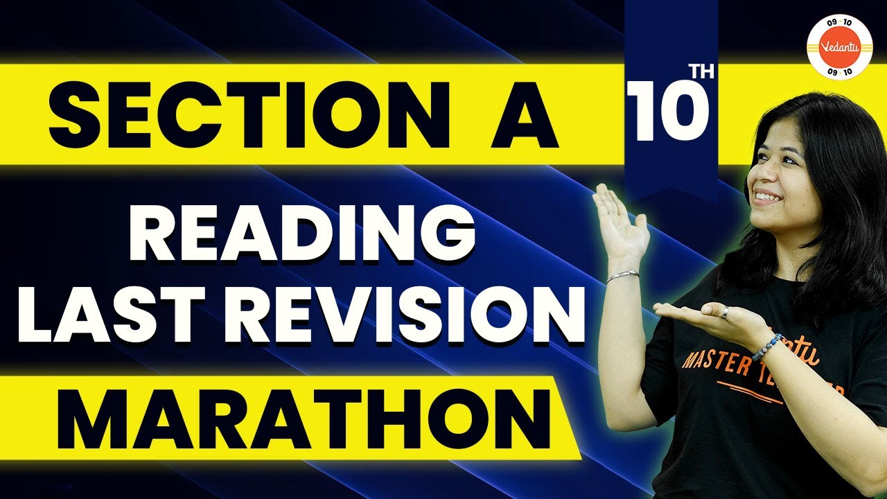 English Section A Reading Last Revision Marathon CBSE Class 10 Oshin Ma ...
