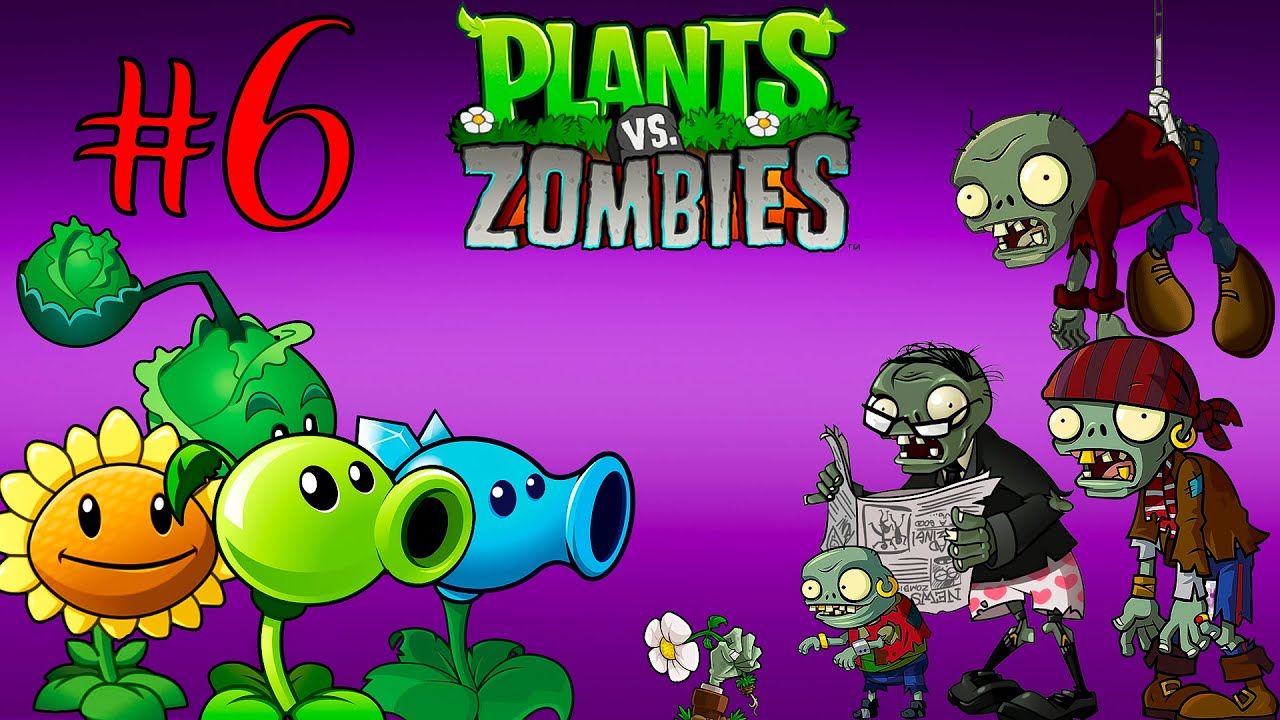 Plants vs Zombies #6 - Vamos destruir esses zombies. - YouTube