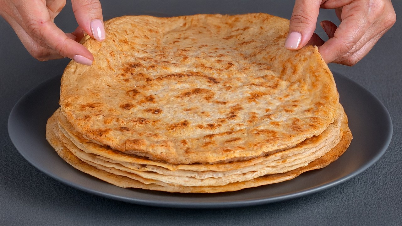 Lose Weight with This Simple Oat Flatbread – No Flour, No Sugar, No oil ...