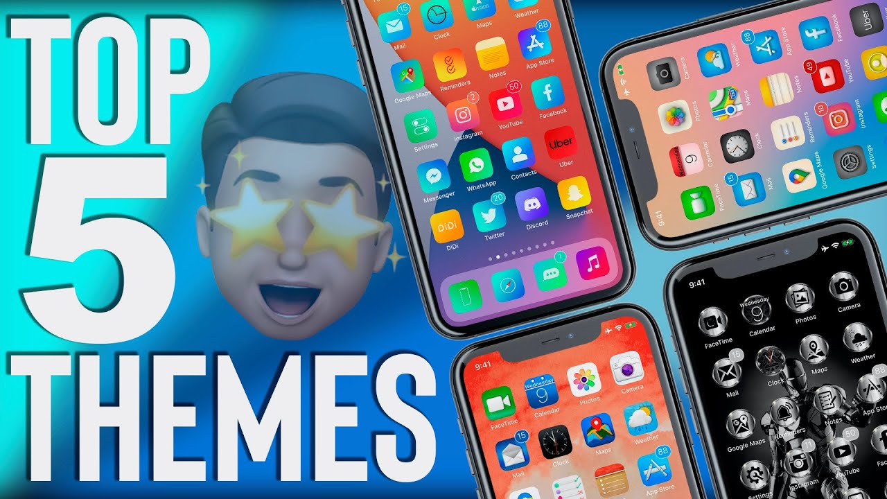 Top 5 | Increíbles Temas para iPhone & iPad #1 - YouTube