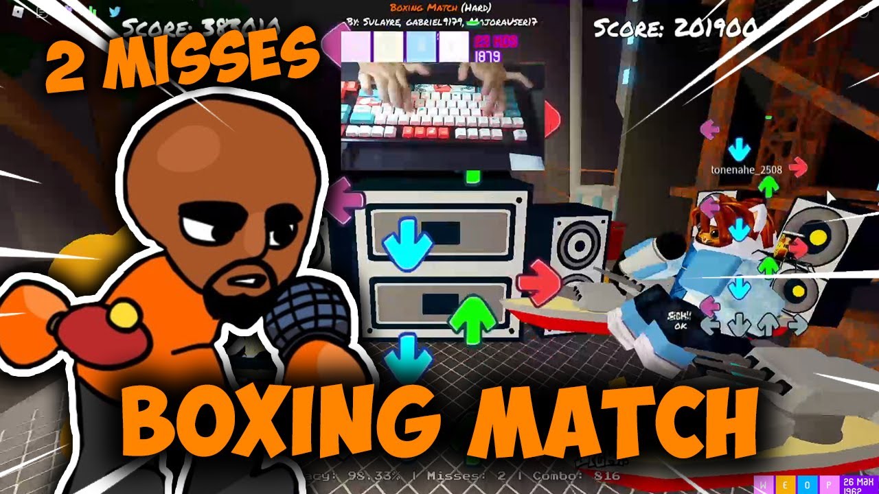 ROBLOX Friday Night Funkin' | Boxing Match [Hard] 390,720 Score (2 ...