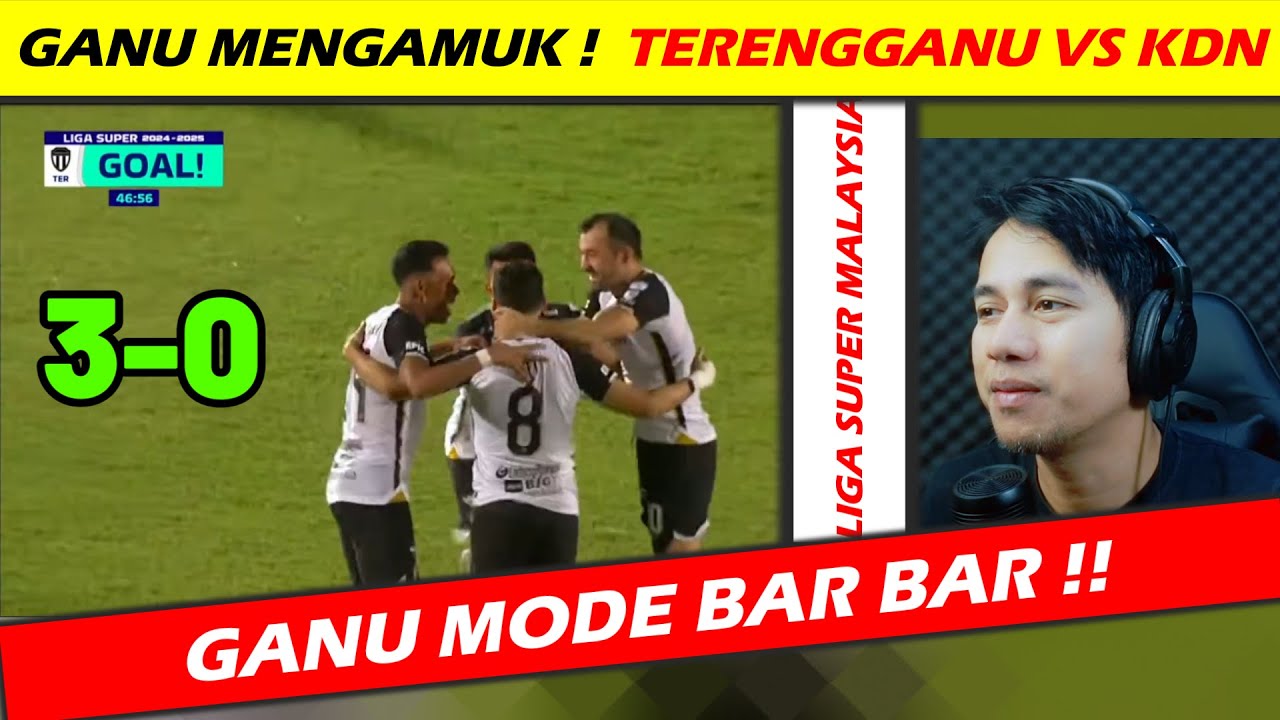 GANU MODE BAR BAR !! BANTAI KDN 3-0, KELANTAN PULA TELAT PANAS ! - YouTube