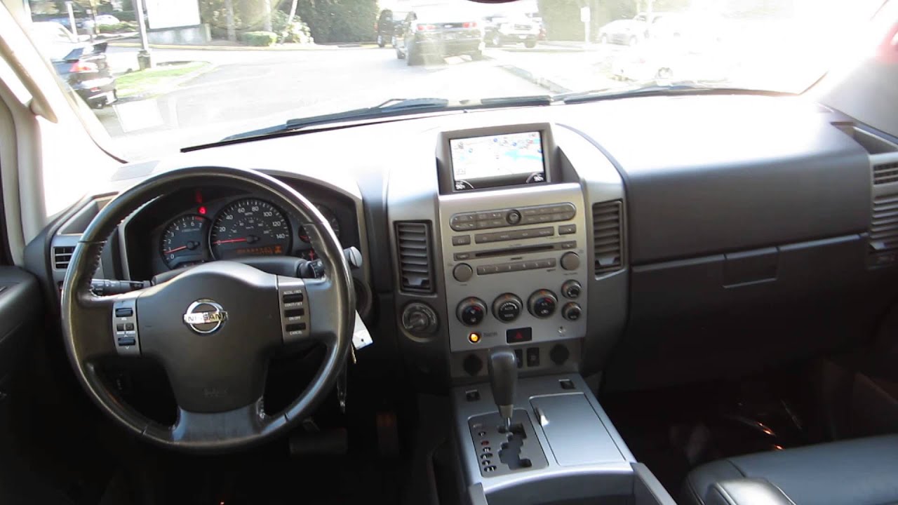 2005 Nissan Armada, Deep Water Blue - STOCK# 13570A - Interior - YouTube