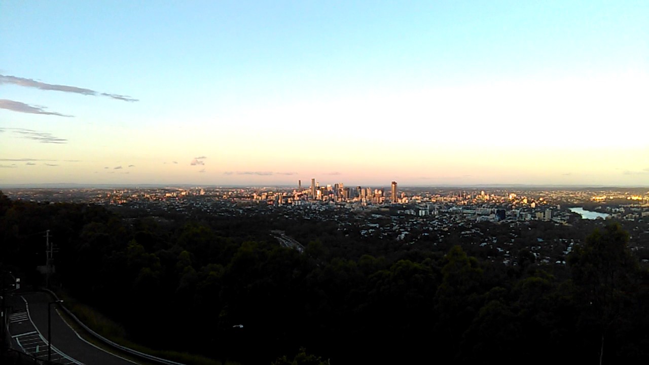 View from Mt. Cootha Australia - YouTube