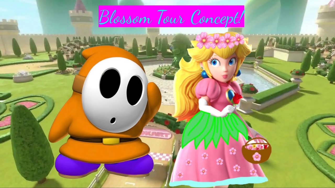 Mario Kart Tour - Blossom Tour 🌸(Concept) @Pengu26 - YouTube