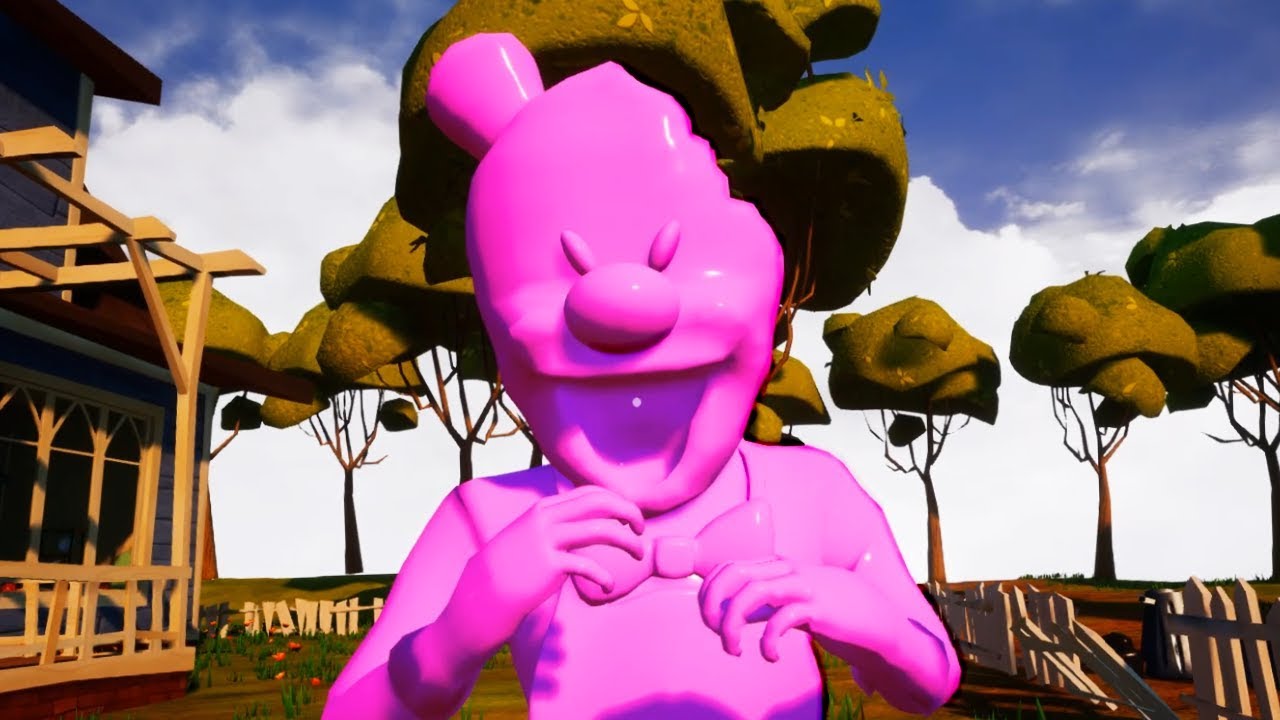 PAINTING THE ICE SCREAM PINK - Hello Neighbor - YouTube