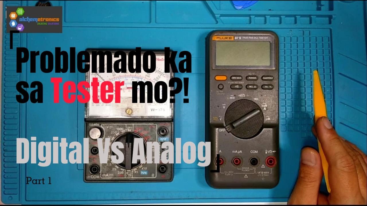 Multimetertester Basics Digital Vs Analog Familiarization Part 1 Youtube
