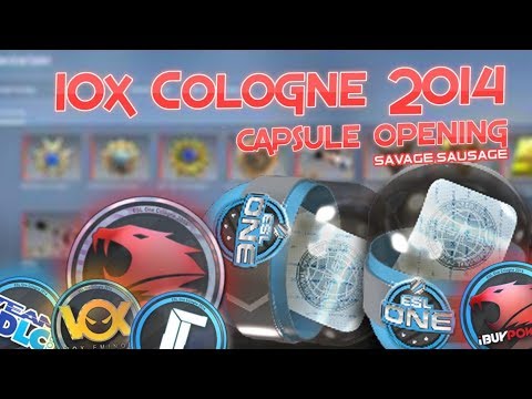 I OPENED 10X COLOGNE 2014 STICKER CAPSULES! - YouTube