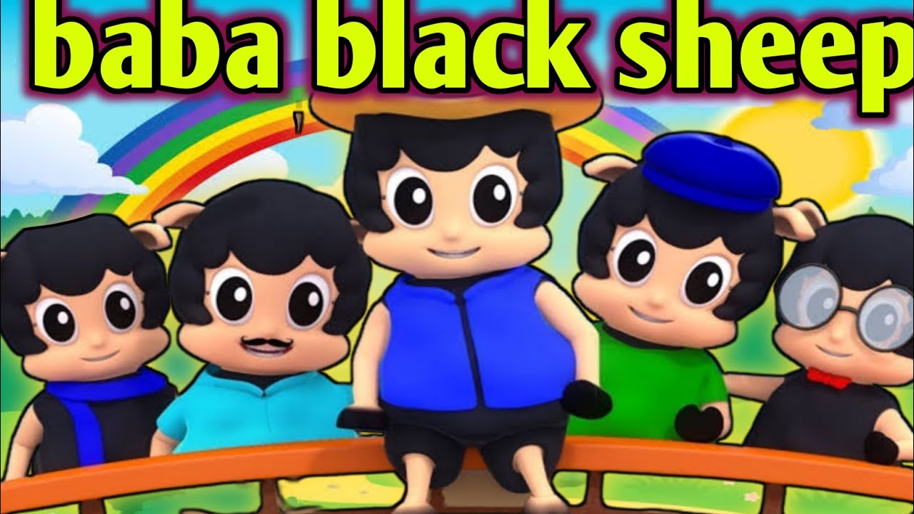 Baa Baa Black Sheep | Prenursery Rhyme | Baba Black Sheep Have You Any Wool | Kids Nursery Rhyme ...