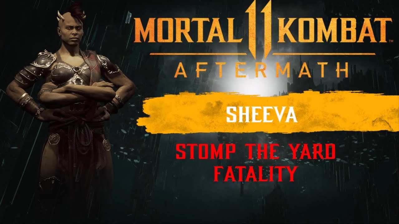 Mortal Kombat 11 Aftermath - Sheeva: Stomp the Yard Fatality - YouTube