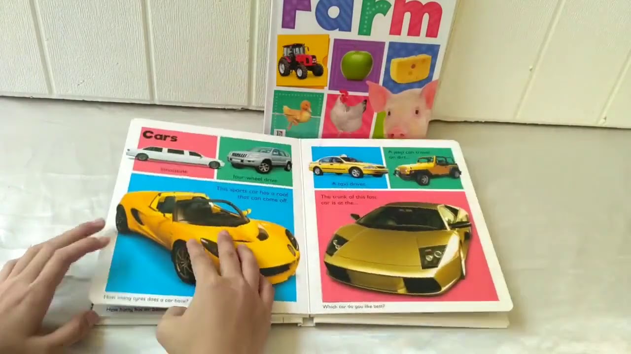 LIFT A FLAP BOOK ON THE FARM AND MIGHTY MOVERS - YouTube