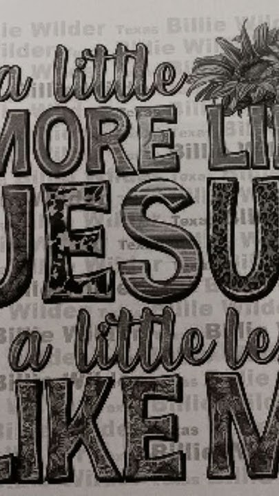 A little more like Jesus a little less like me #iamgoingtowalkwithjesus ...