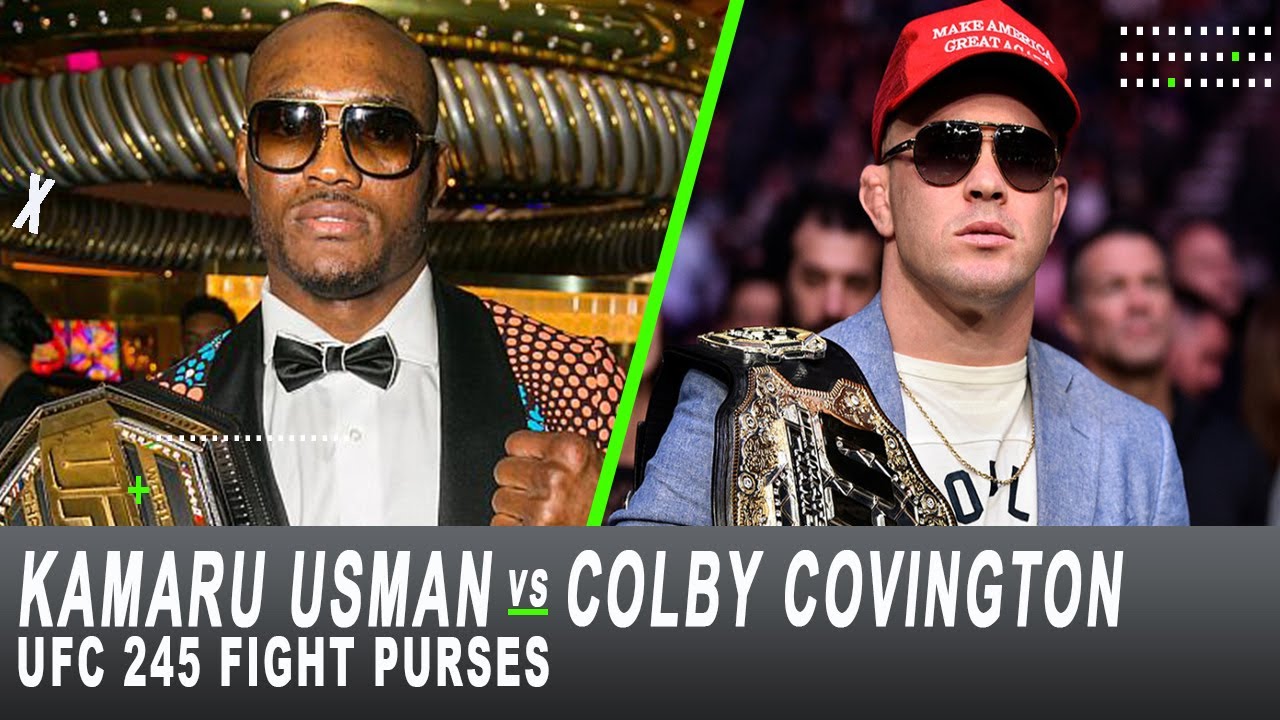 Kamaru Usman vs Colby Covington | UFC 245 Fight Purses - YouTube