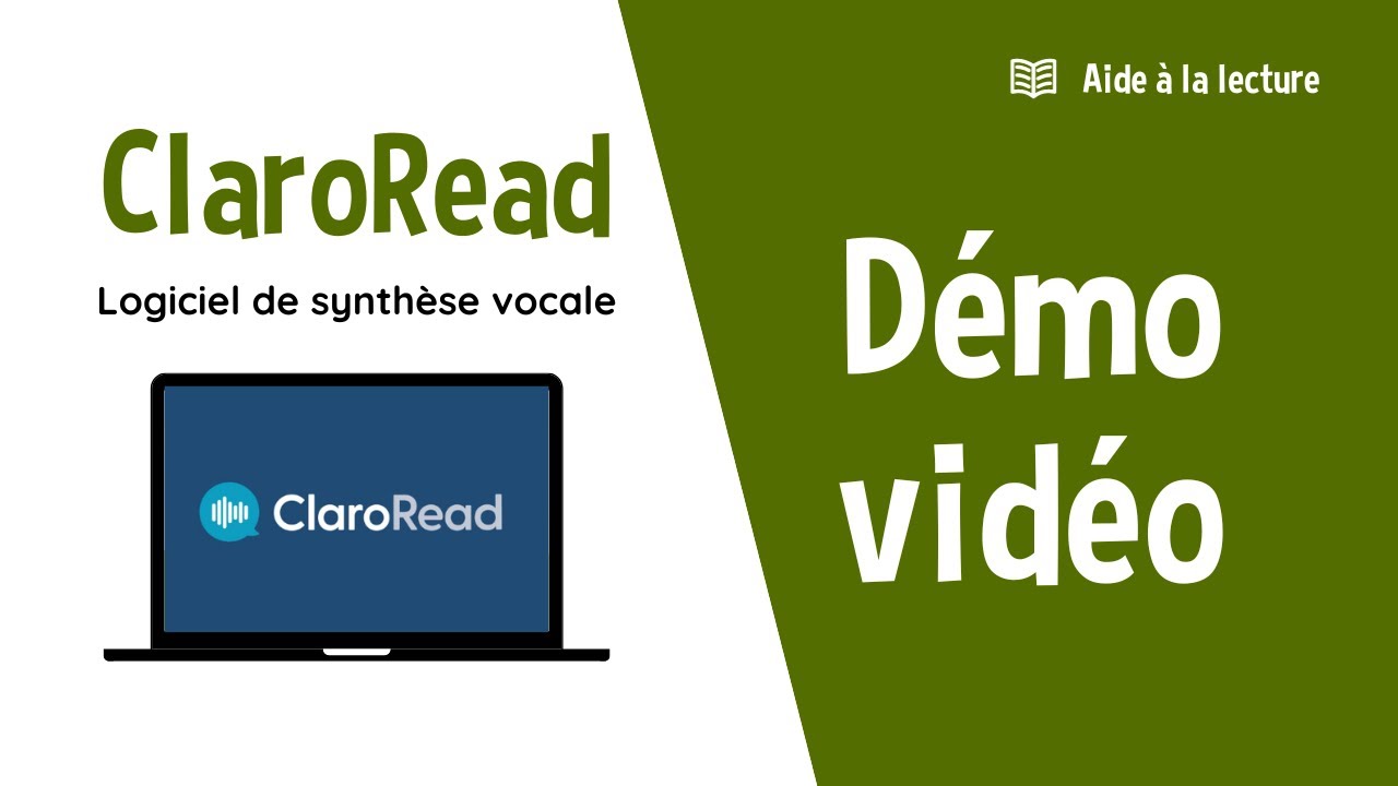 Démonstration ClaroRead, logiciel de synthèse vocale - YouTube