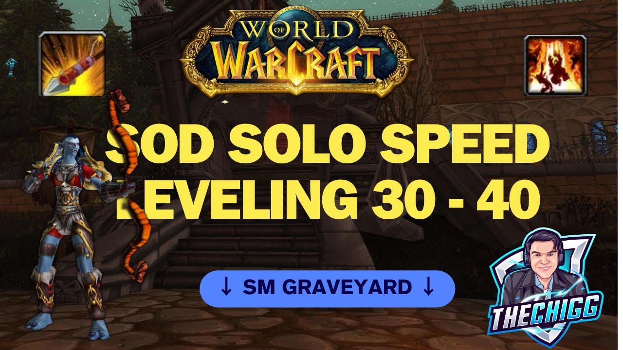 Hunter Soloing Scarlet Monastery Graveyard - Classic WoW Season of ...