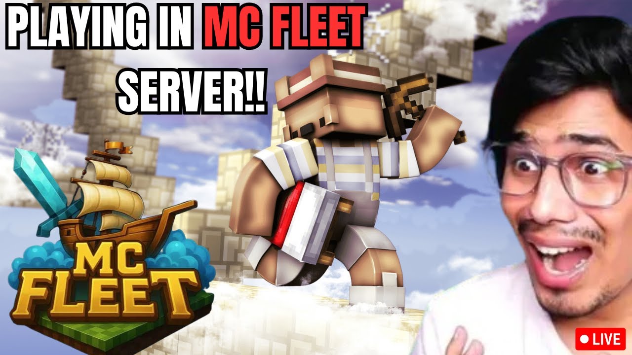 🔴 Playing on GamerFleet’s MC FLEET Server! 😍 | Minecraft Hindi LIVE ...