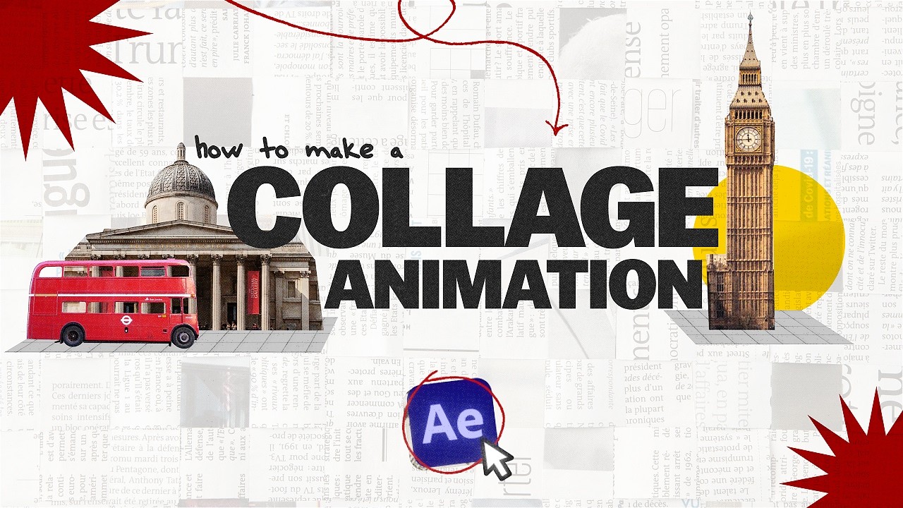 How To Make Collage Animations (In Depth After Effects Tutorial) - YouTube