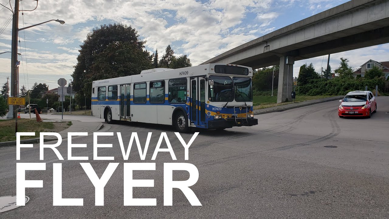Freeway Flyer - TransLink (CMBC) 2000 New Flyer D40LF No. 7409 on line ...