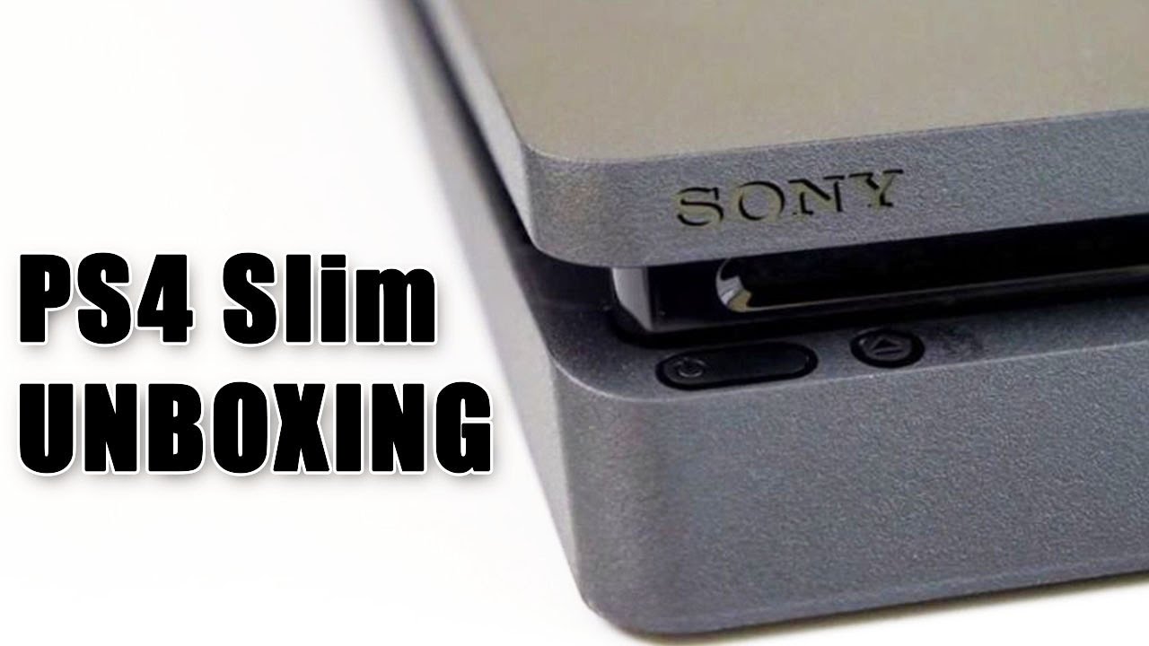 PS4 Slim : notre UNBOXING avec une manette surprise ! - YouTube