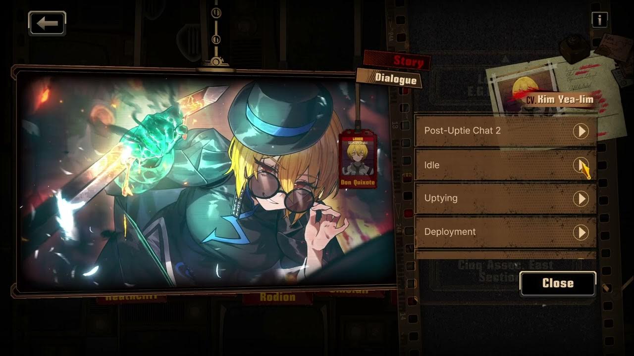 Cinq Assoc. East Section 3 (Don Quixote) Voice Lines - Limbus Company - YouTube