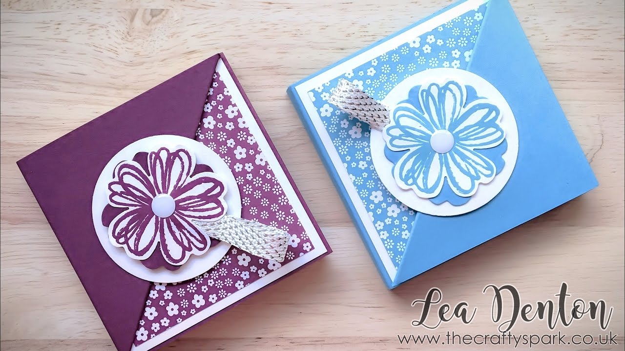Stampin' Up! Cute Post It Note Holder Video Tutorial - YouTube