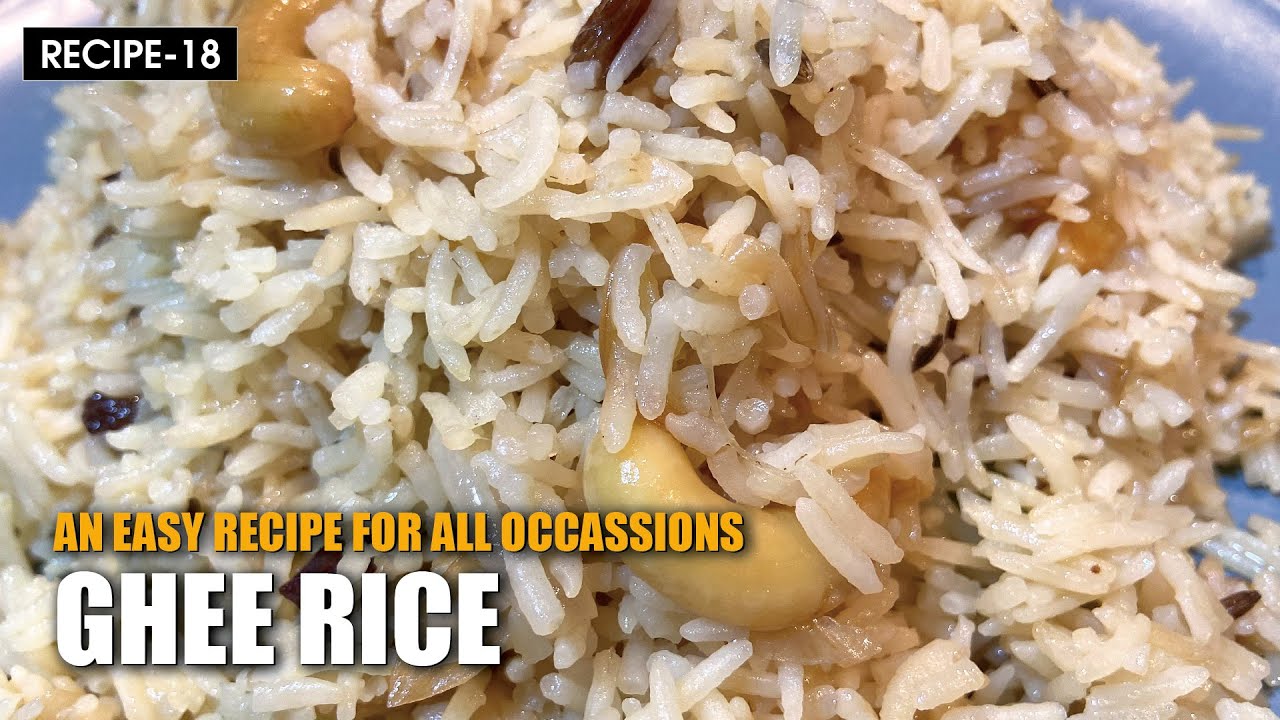 Aromatic Ghee Rice | Kerala Style Neychoru - YouTube