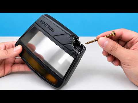Amazing Plastic Welding Method with Just Screws! Repair Plastic in 2 Minutes