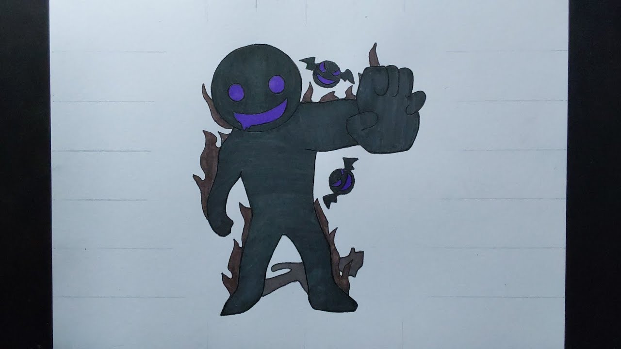 How to draw Shadow Fruit King Legacy - YouTube