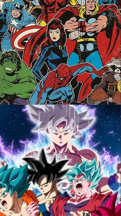 Top 5 Marvel Characters Can Beat Goku🔥💥⁉️ Animelover Goku Marvel