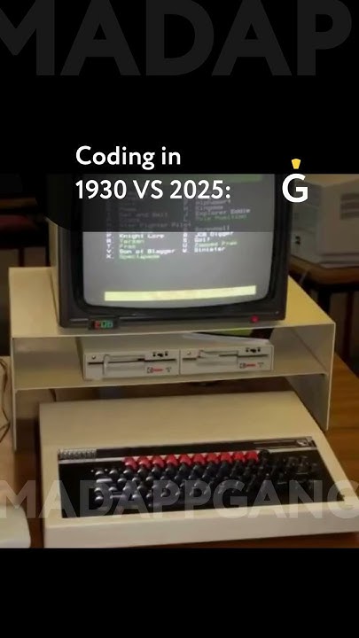 Coding in 1930 VS 2025 #shorts #codinghumor #developerlife #codingproblems - YouTube