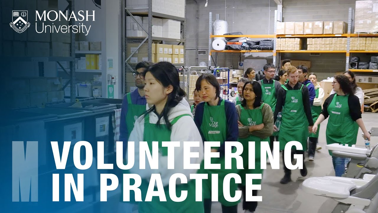 The Monash Volunteering Program | Why Volunteer - YouTube