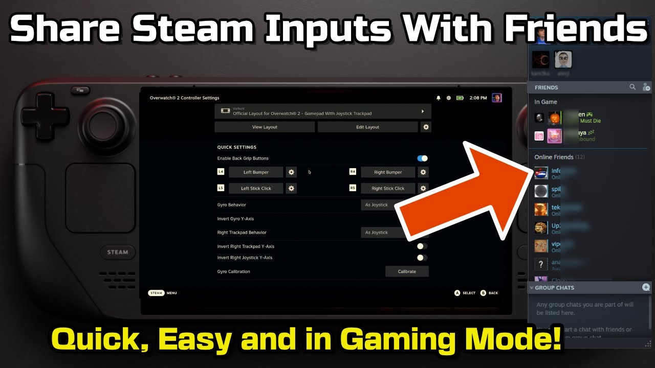 Steam Deck Short: Sharing your Custom Steam Input Profiles With Friends ...