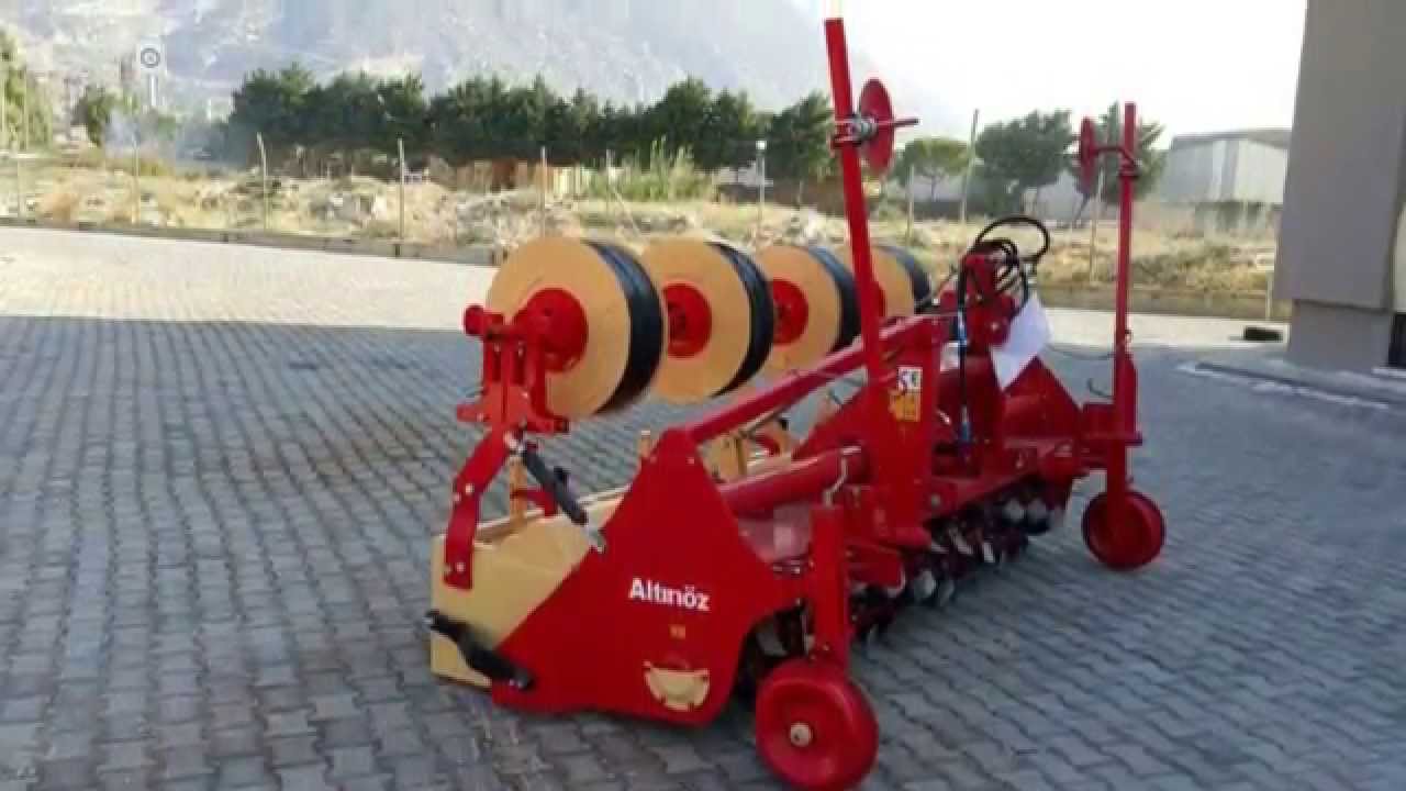 Sırt Yapmalı Rototiller - Bed Former Rotary Tiller - YouTube