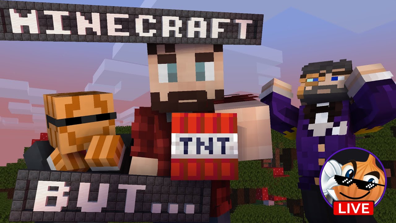 Minecraft BUT... TNT spawns every 10 seconds 100 day survival PT 2 - YouTube