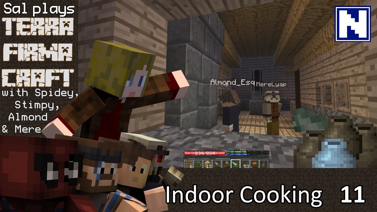 S1E11 Sal Plays Terrafirmacraft - Indoor Cooking - YouTube