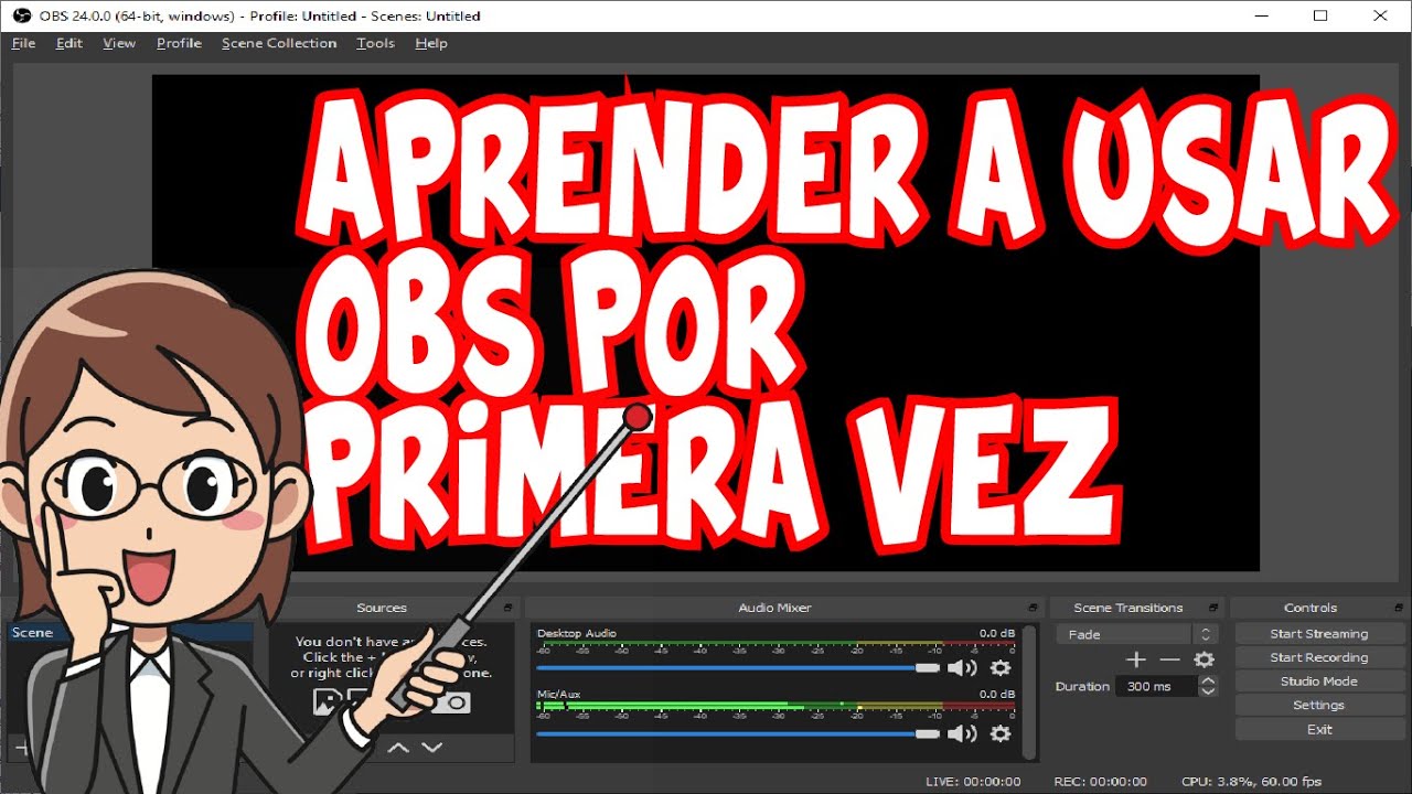 como utilizar obs por primera vez 2021 - YouTube