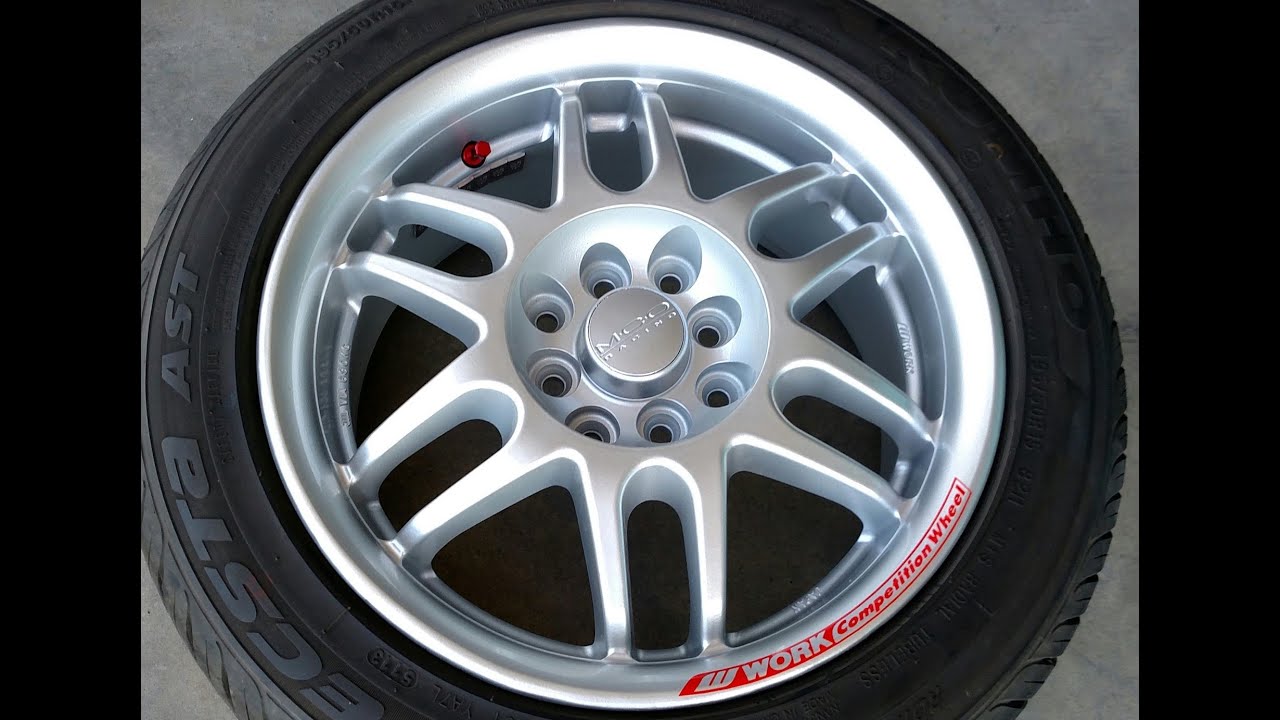 Full Restoration on my JDM Work Wheels - MCO Racing 15x6.5 +35 offset ...