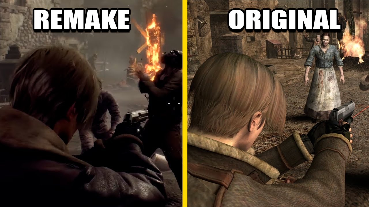 Resident Evil 4 Remake VS Resident Evil 4 Original - Comparando lado a ...