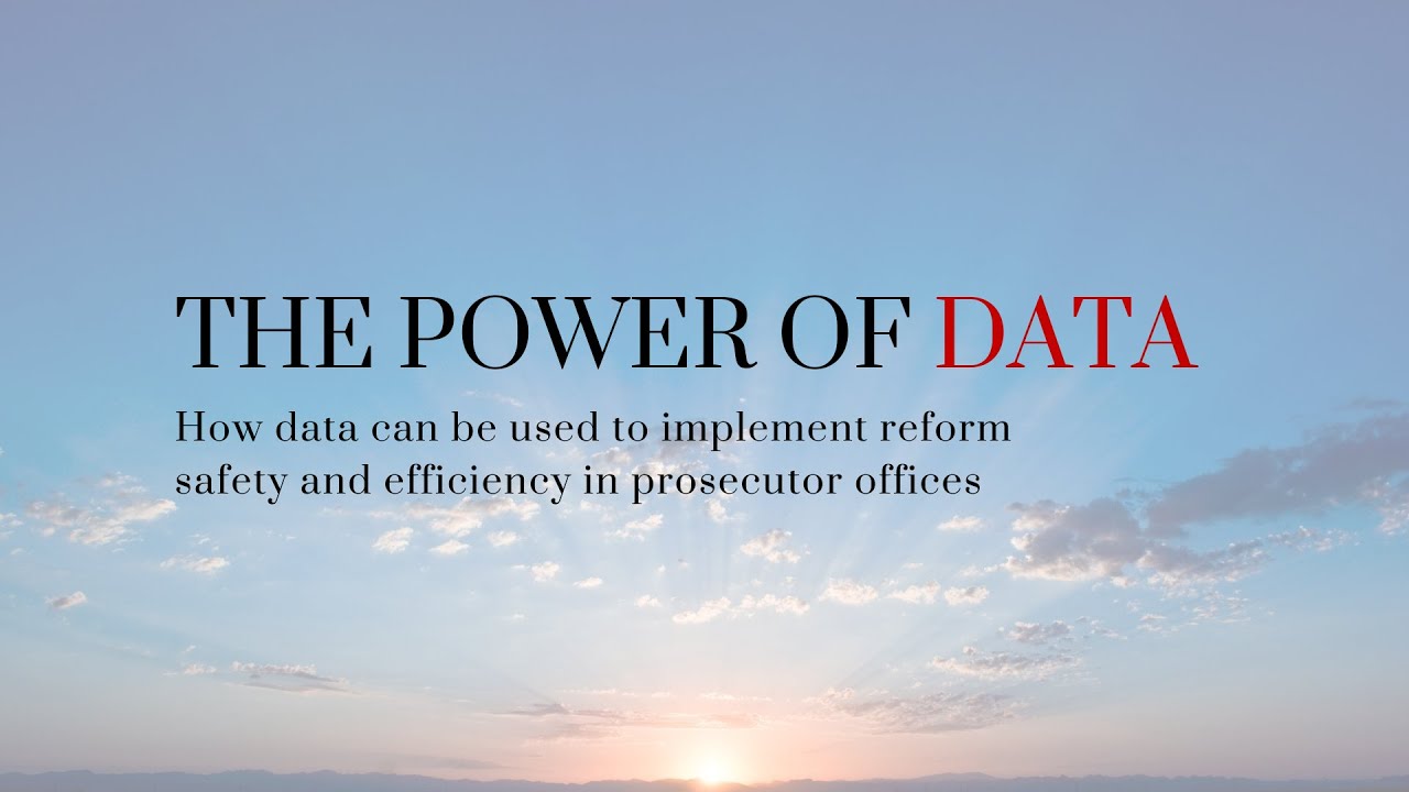 The Power of Data: How data can be used to implement reform safety and ...