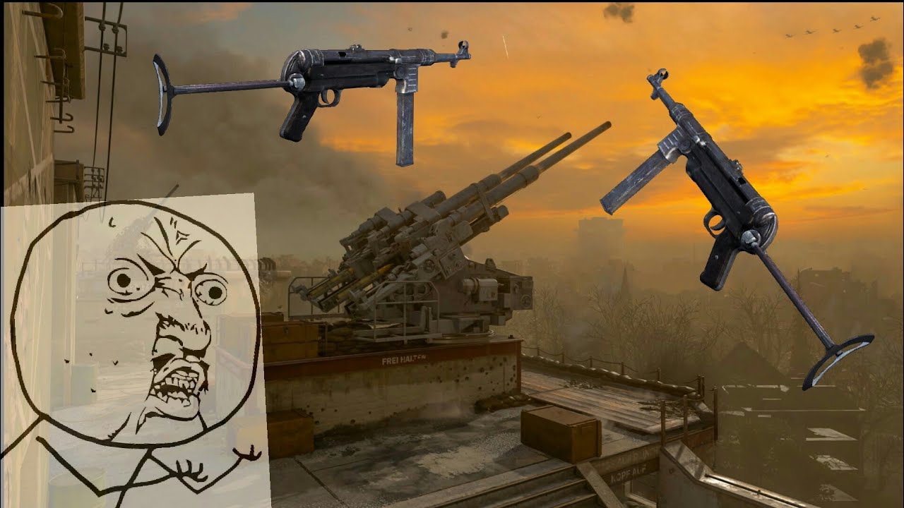 COD WW2 Flak tower Mp40 nerd - YouTube