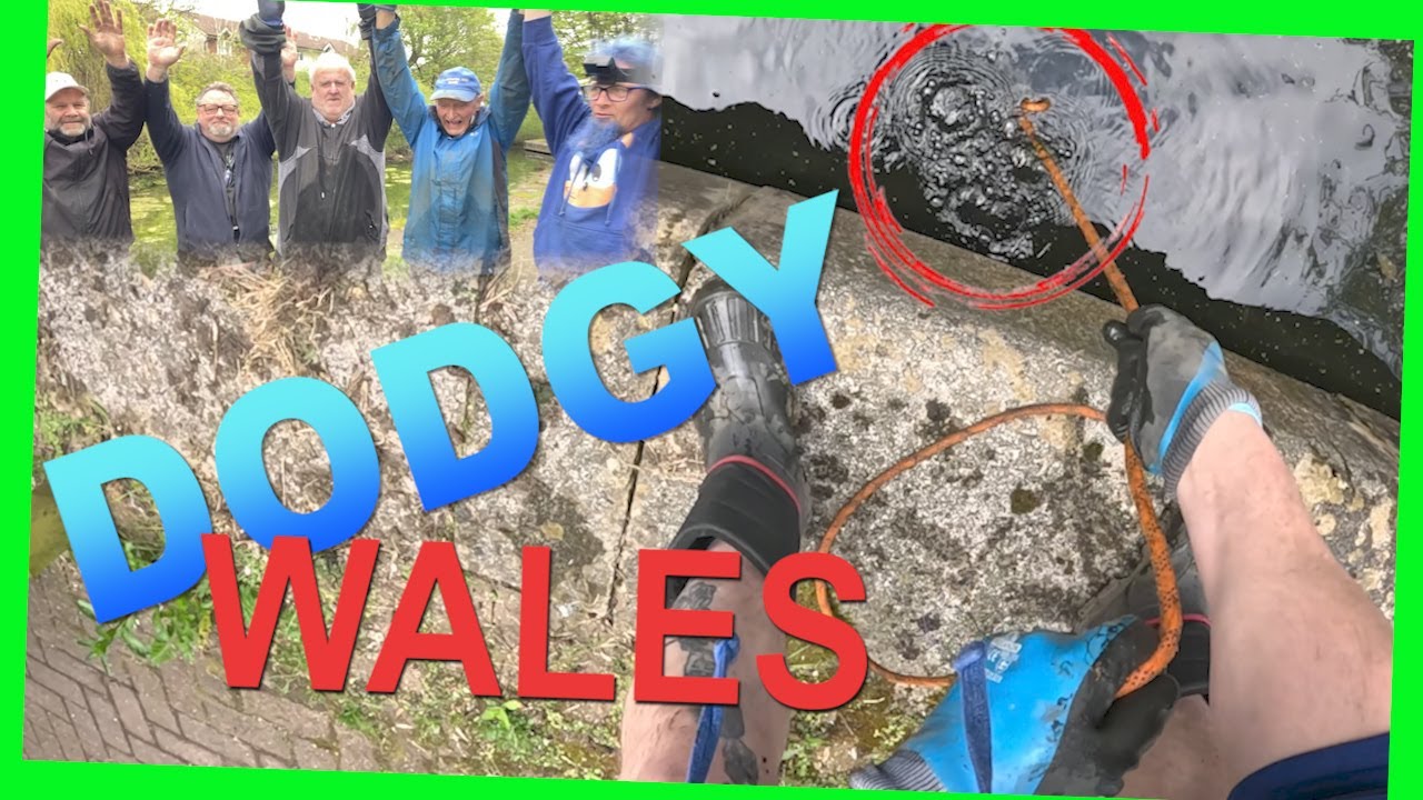 Cleaning up dodgy Wales magnet fishing cleaning the waterways - YouTube