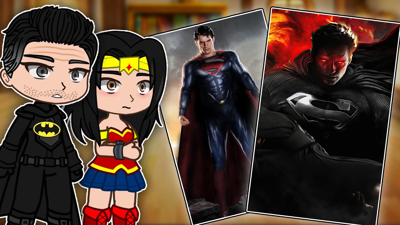 Justice League React To Superman | Clark Kent | Gacha react - YouTube