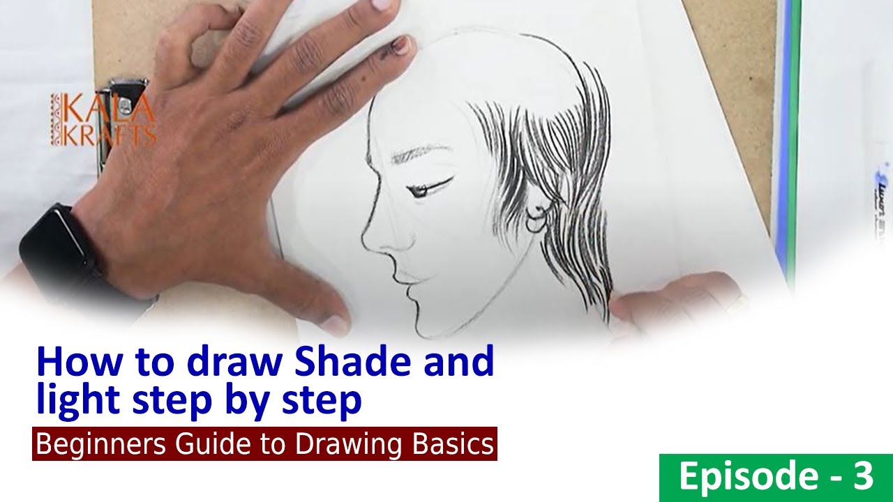 How to draw Shade & Light step by step | Beginners Guide to Drawing ...